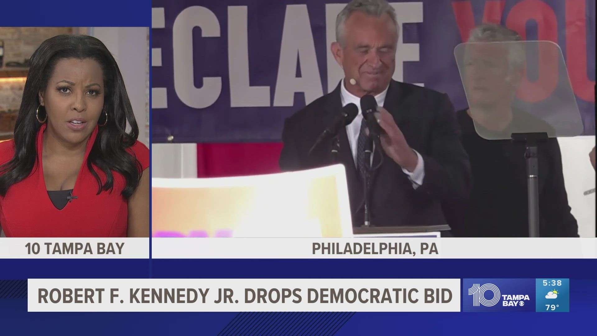 RFK Jr. plans to drop Democratic campaign, will run as 3rd party | wtsp.com