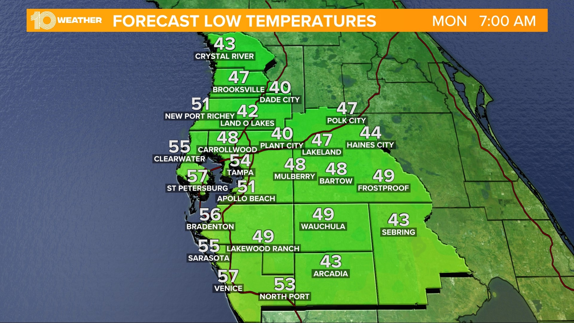Tampa Bay's weekend weather looks cool, rainy at times | wtsp.com