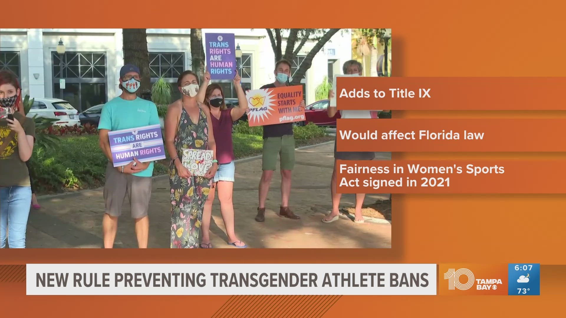 Rule would prevent states from banning trans athletes | wtsp.com