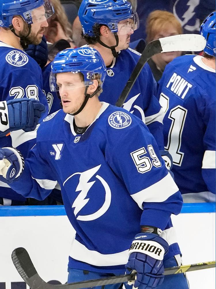 Guentzel, Goncalves each score twice in the Lightning's 4-1 win over ...