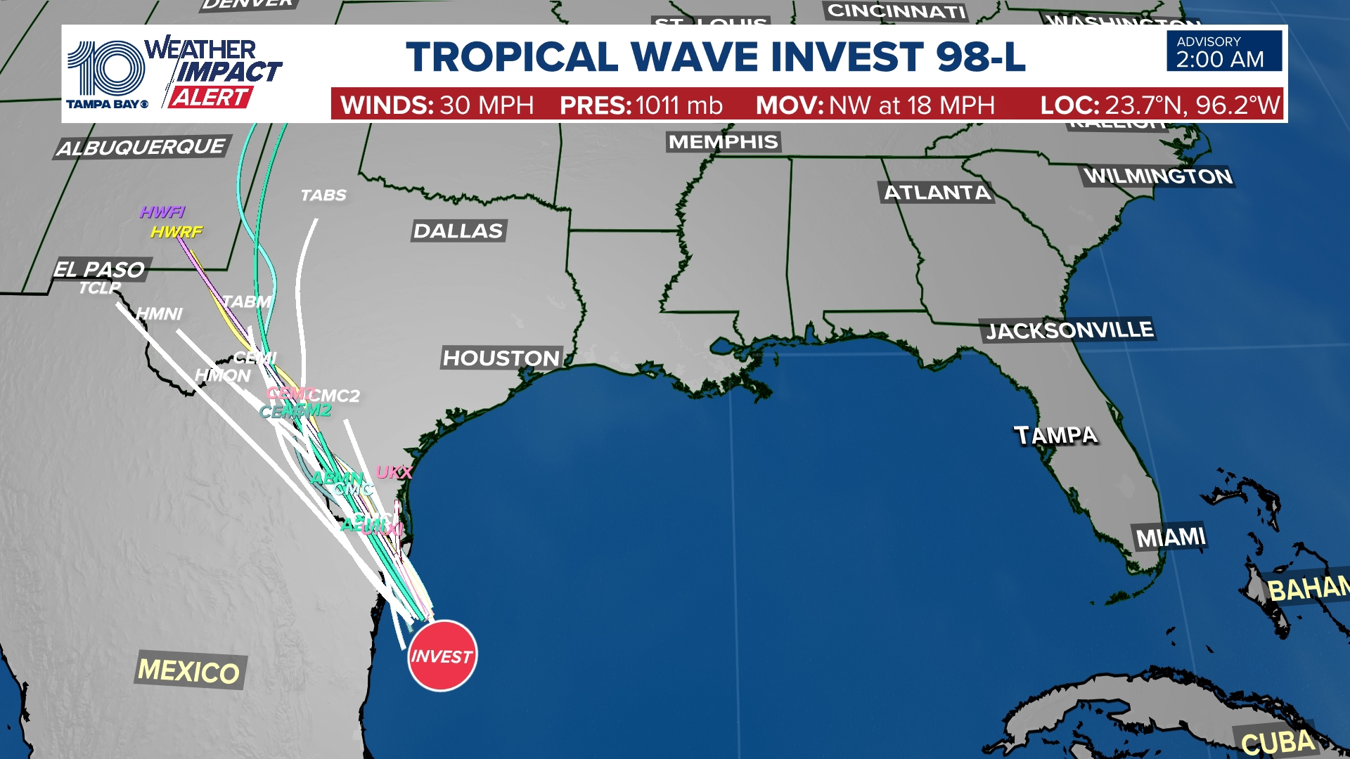 Tropical Storm Erin: Track, spaghetti models, forecast from hurricane ...