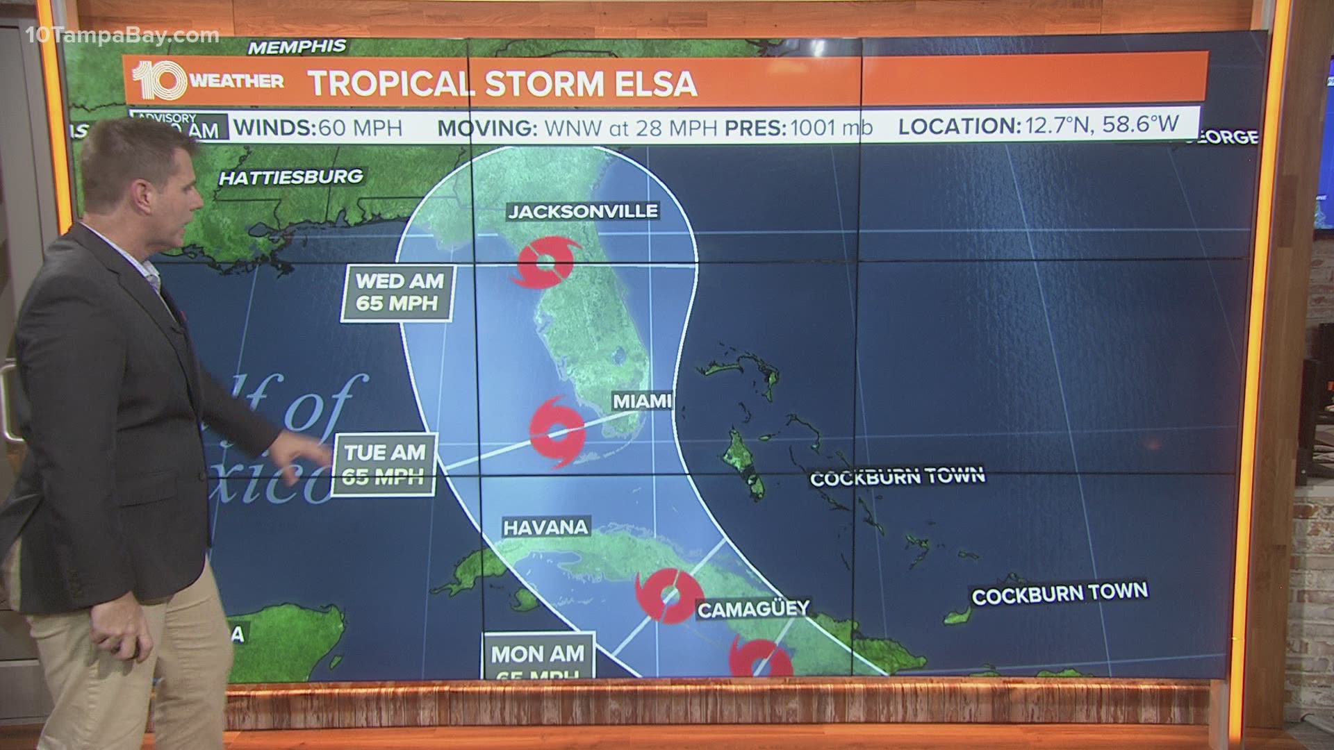 Tropical Storm Elsa updates: Tampa Bay area still in the forecast cone ...