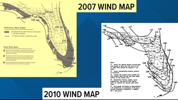1994 Standard Building Code Wind Map - Map