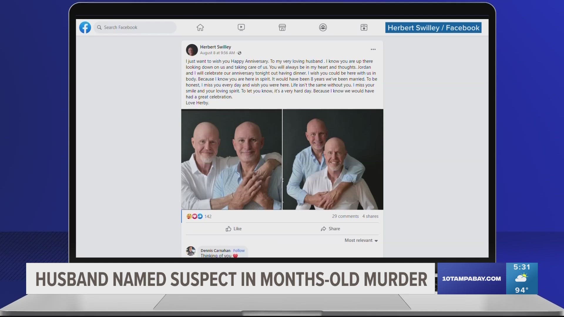 Timothy Smith was murdered. Authorities now suspect his husband. | wtsp.com