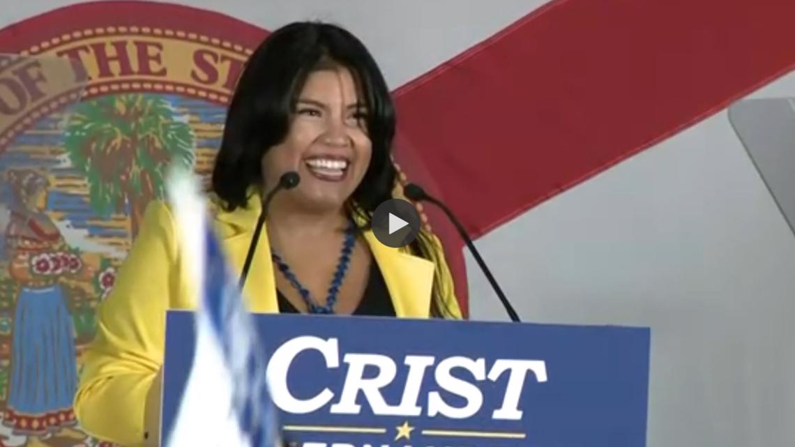 Karla Hernandez-Mats selected as Charlie Crist's running mate | wtsp.com