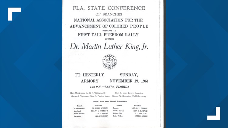 Martin Luther King Jr.'s Tampa speech marked by 2 bomb threats | wtsp.com