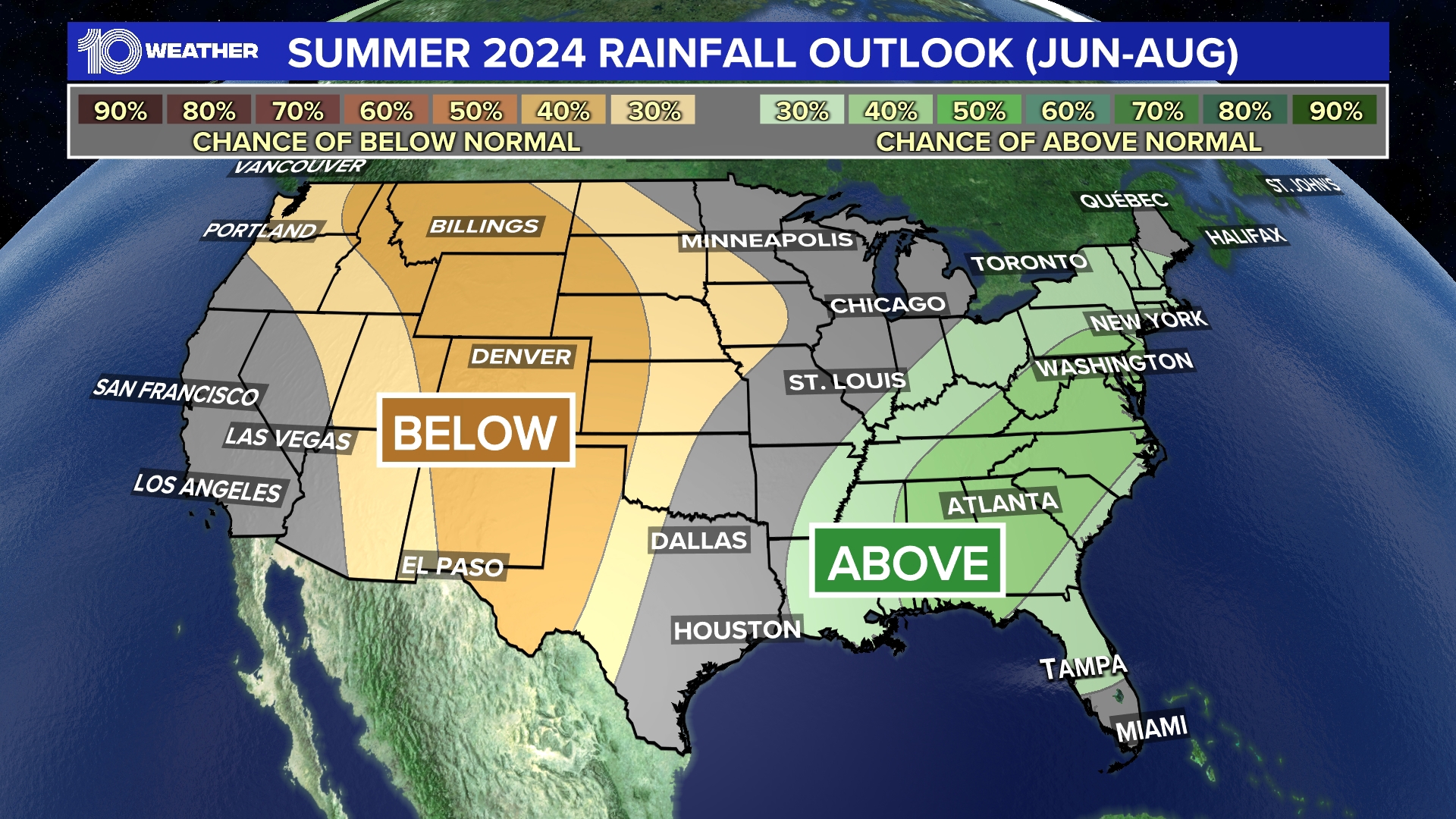 NOAA summer 2024 forecast: Florida, nation could be warmer | wtsp.com