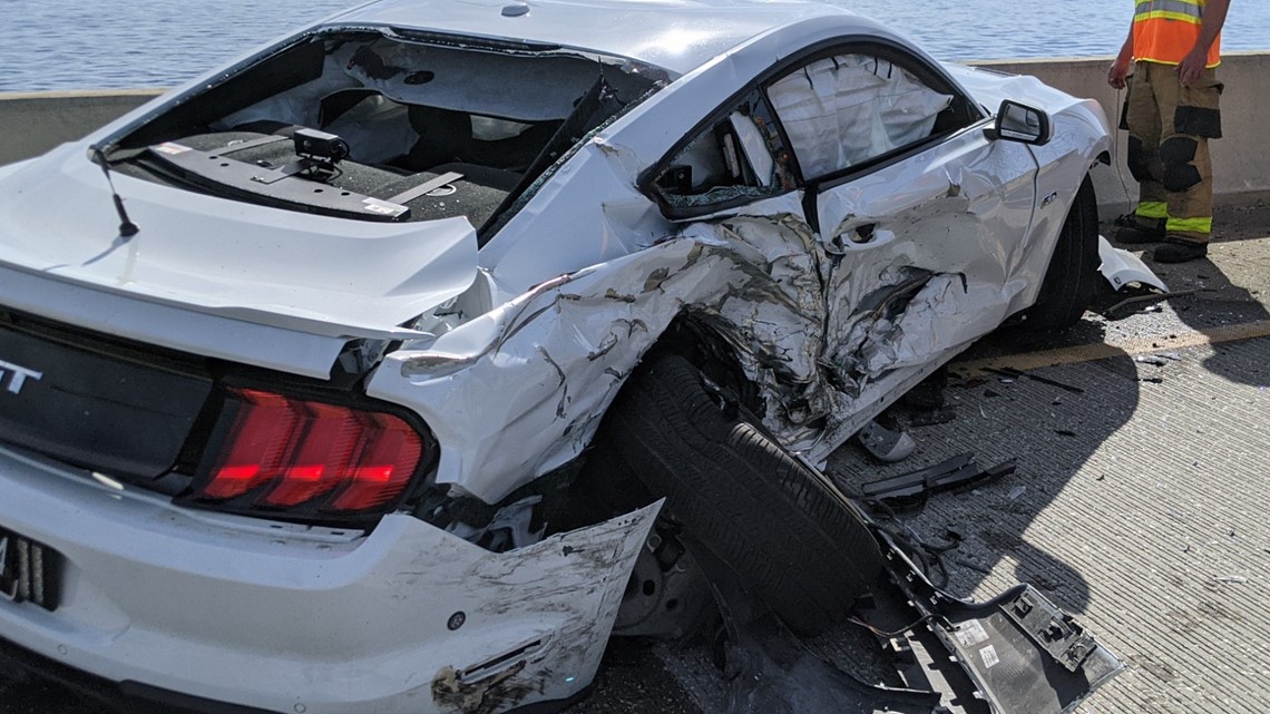 FHP: Driver distracted by GPS crashes into patrol car, causes chain ...