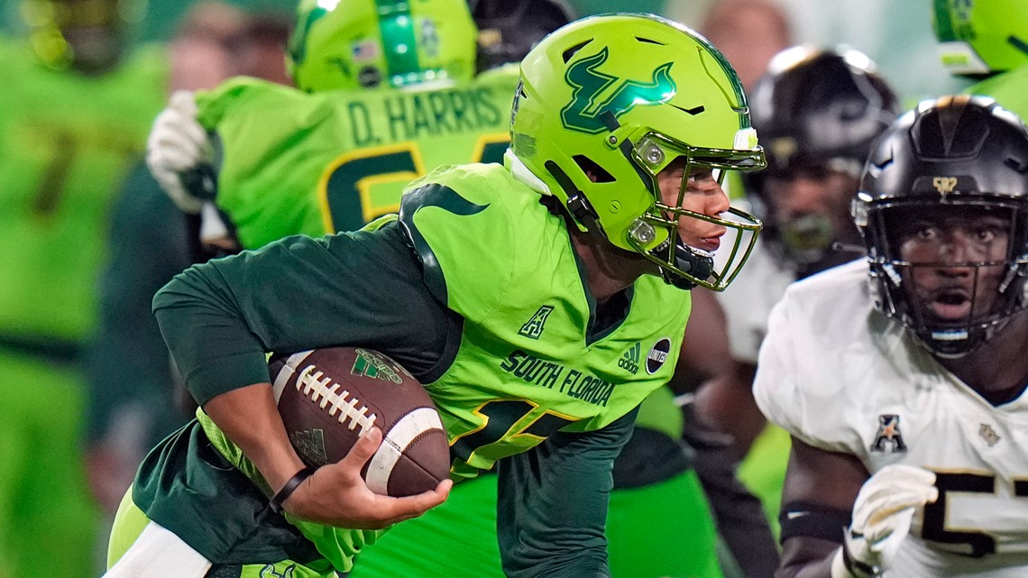 No. 25 UCF beats rival USF 46-39 to reach AAC title game | wtsp.com