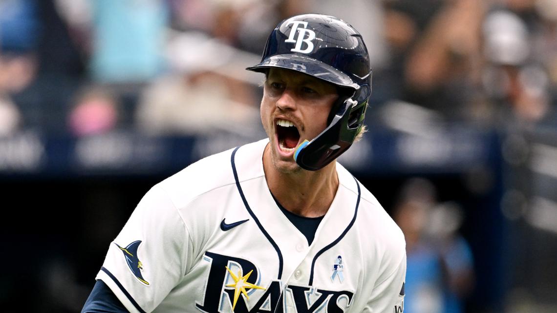 Jonny DeLuca hits 2-run home run in 7th to lift Rays to 4-3 win over ...