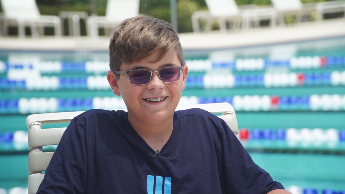 Tampa swimmer joins Swim for America for cancer research funding | wtsp.com
