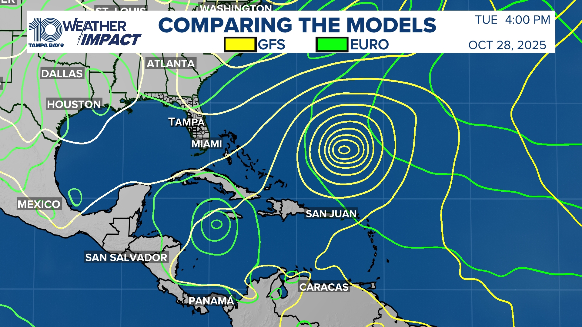 Tropics update: Invest 98-L track, spaghetti models | wtsp.com