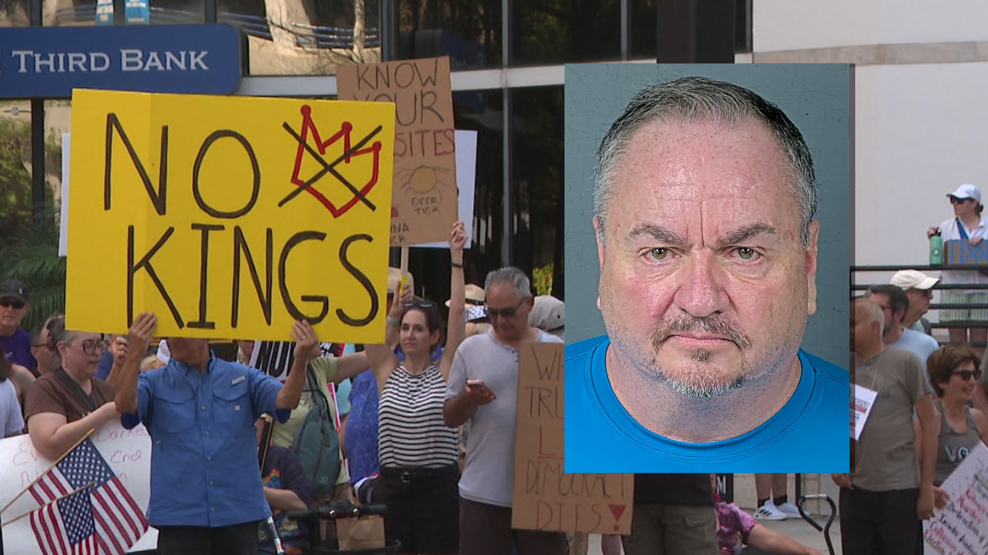 Hernando Democratic Party chair hit man in head with bullhorn at 'No ...