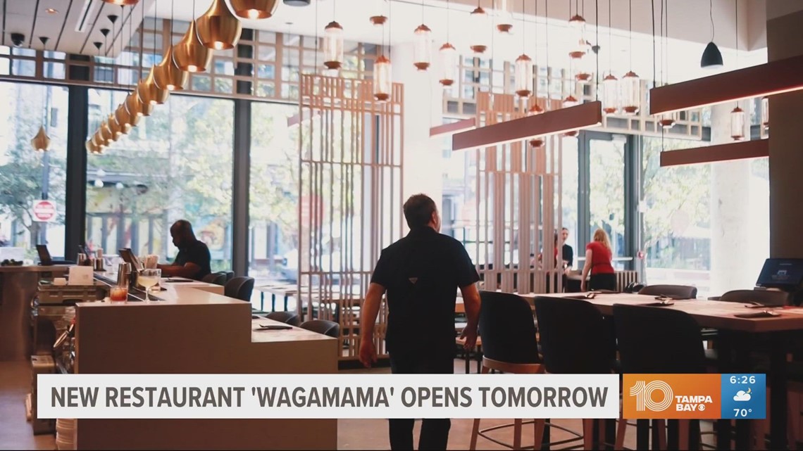 Famous ramen spot, Wagamama, opens location on Water Street in Tampa | wtsp.com