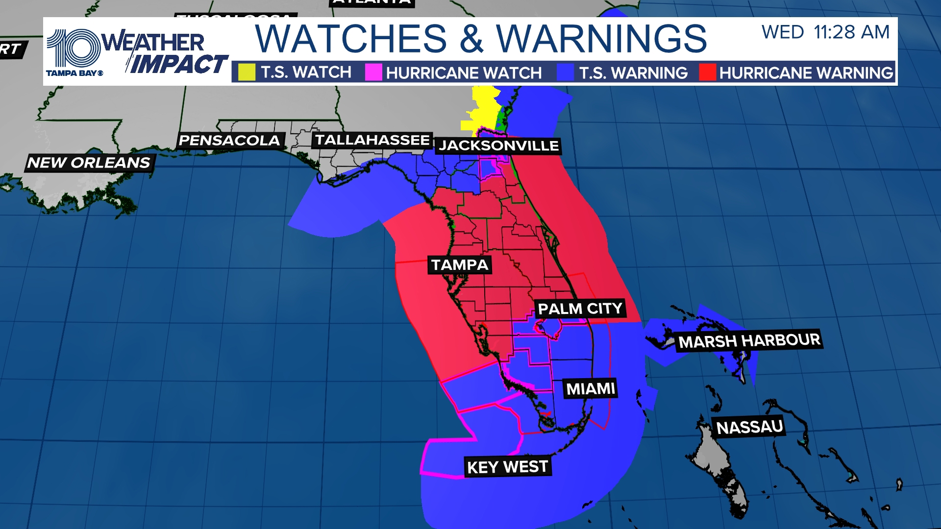 Track Hurricane Milton: Forecast cone, alerts | wtsp.com