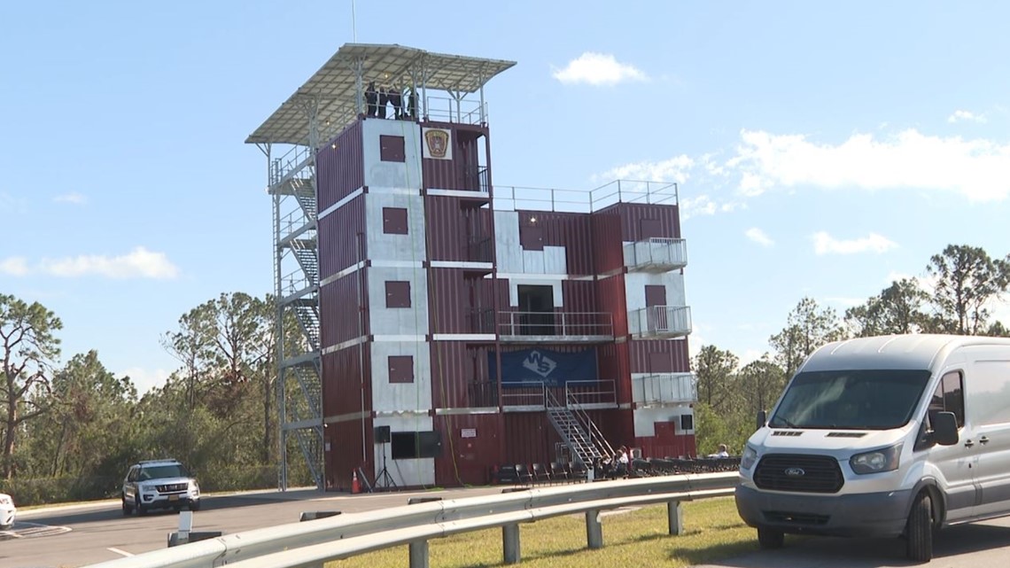 New fire tower introduced to help train North Port firefighters | wtsp.com