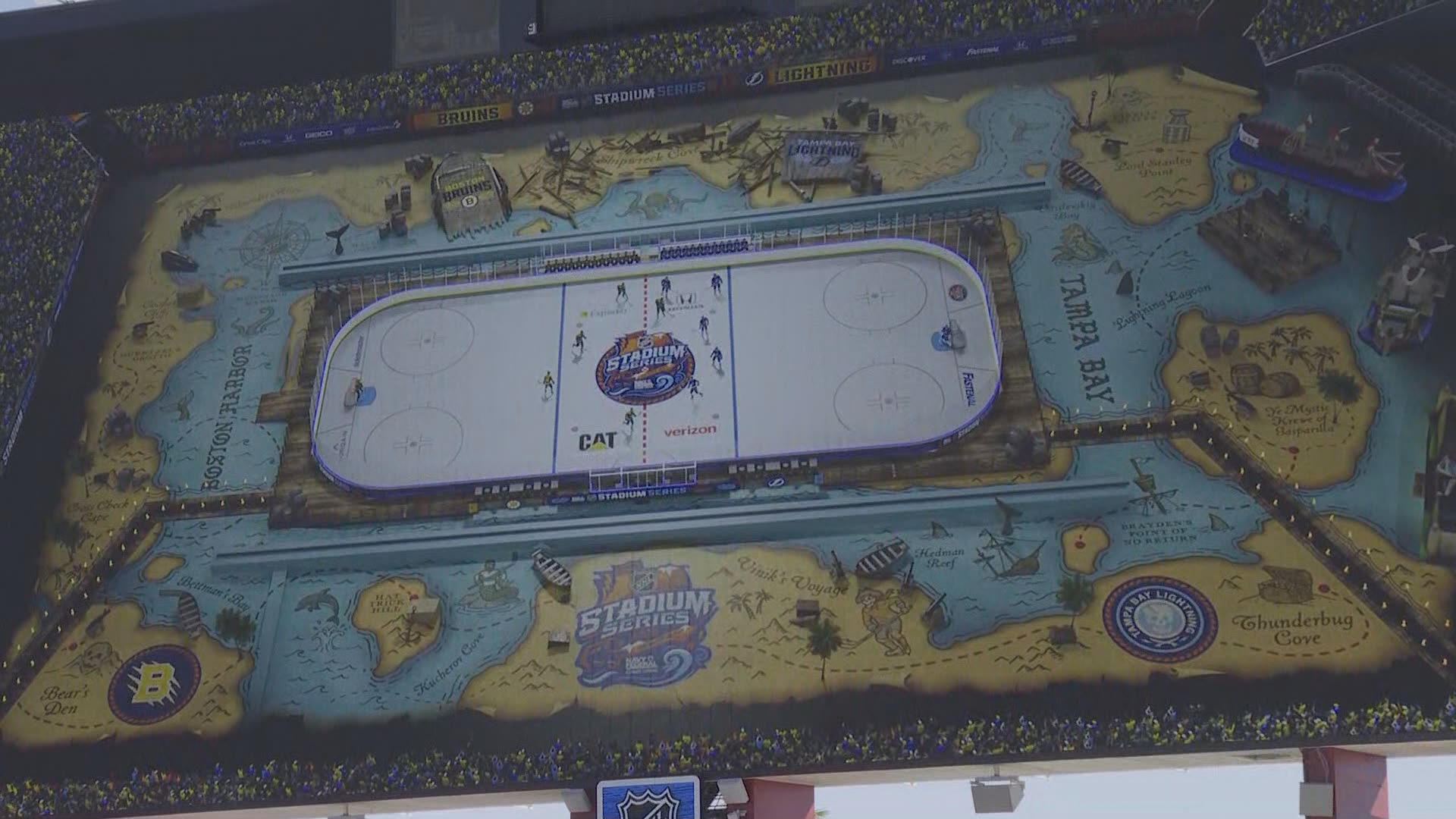 NHL’s Steve Mayer updates Stadium Series setup at Raymond James Stadium ...