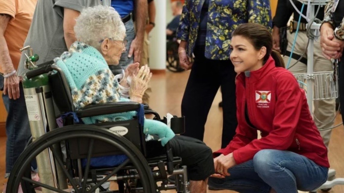 Navy veteran celebrates 101st birthday with First Lady DeSantis | wtsp.com