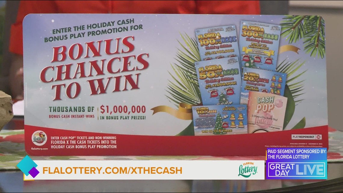 The Florida Lottery’s Florida X The Cash family scratch-off game is ...