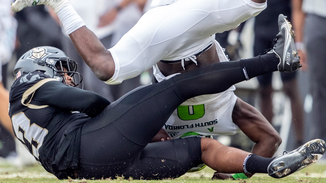 UCF beats South Florida 17-13 with sack as time expires | wtsp.com