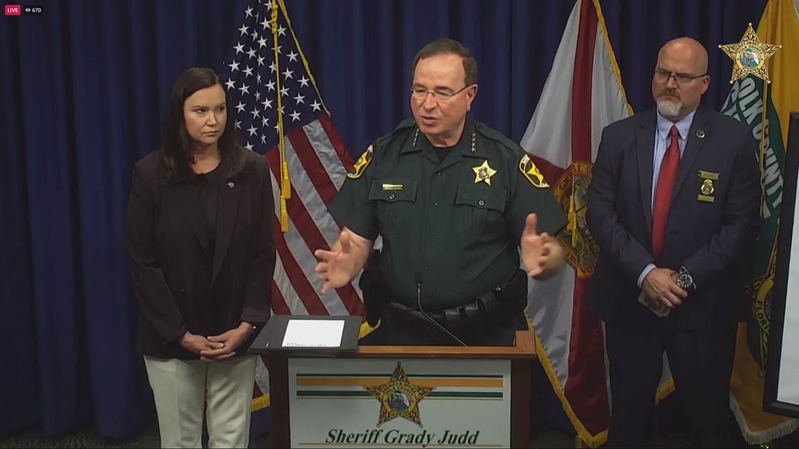 Sheriff Grady Judd, AG Moody detail Home Depot grand theft arrest | wtsp.com