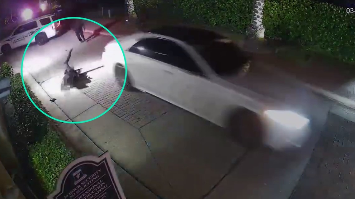 WATCH: Sarasota police officer hit head-on, flips over car | wtsp.com