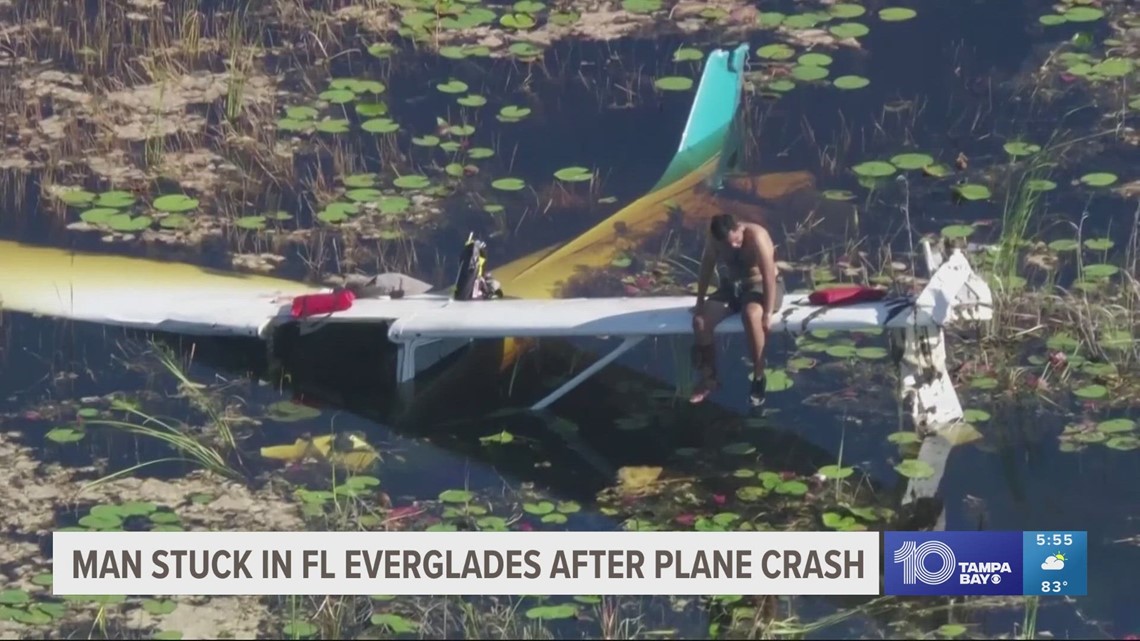 Man stuck in Florida Everglades after plane crash | wtsp.com