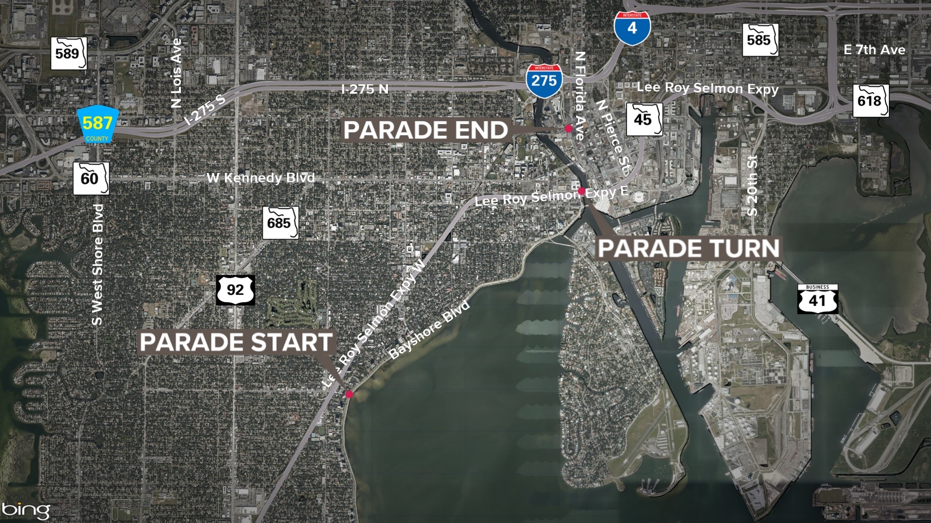 Gasparilla parade map: See the route for 2024 | wtsp.com