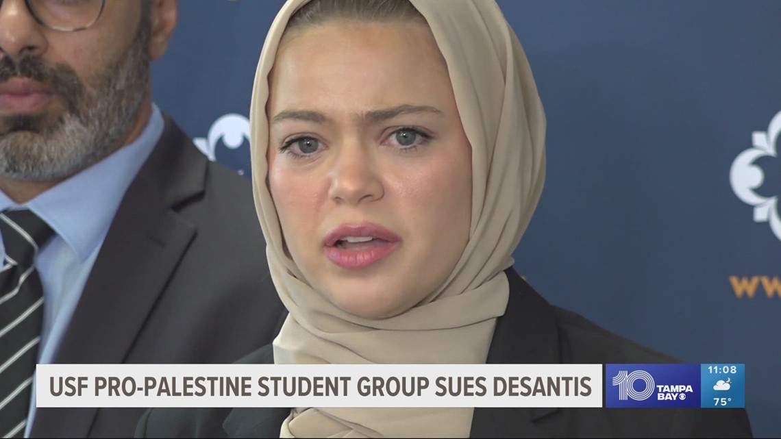 Pro-Palestine USF student group sues Florida over 'freedom of speech ...