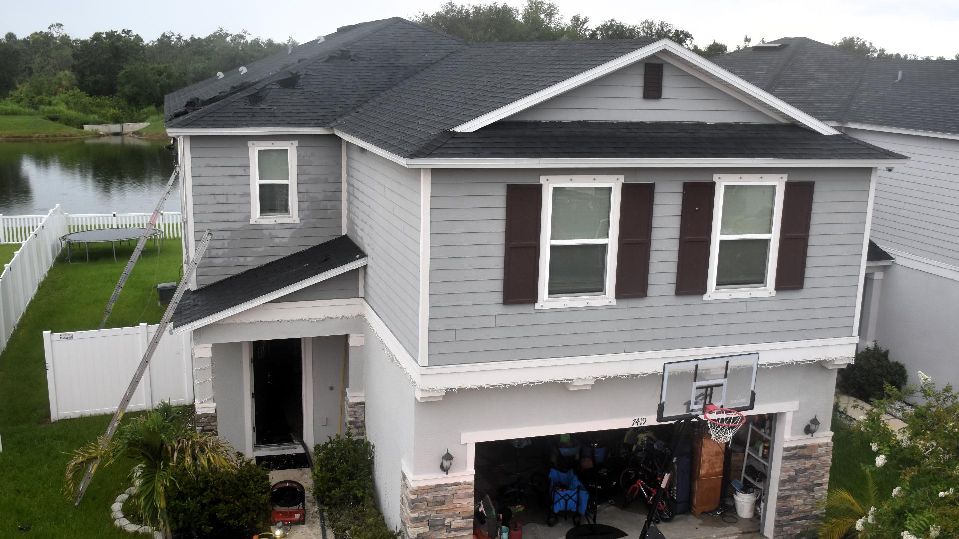 Lightning strike causes fire at Hillsborough County home | wtsp.com