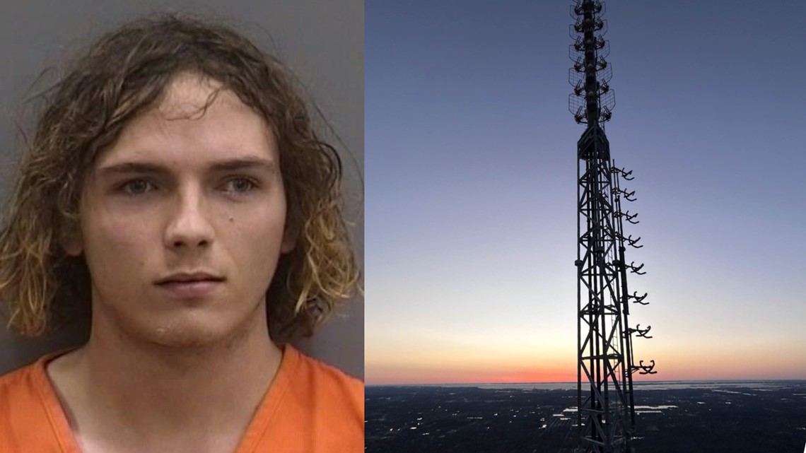 19-year-old arrested after climbing Riverview transmitter tower | wtsp.com