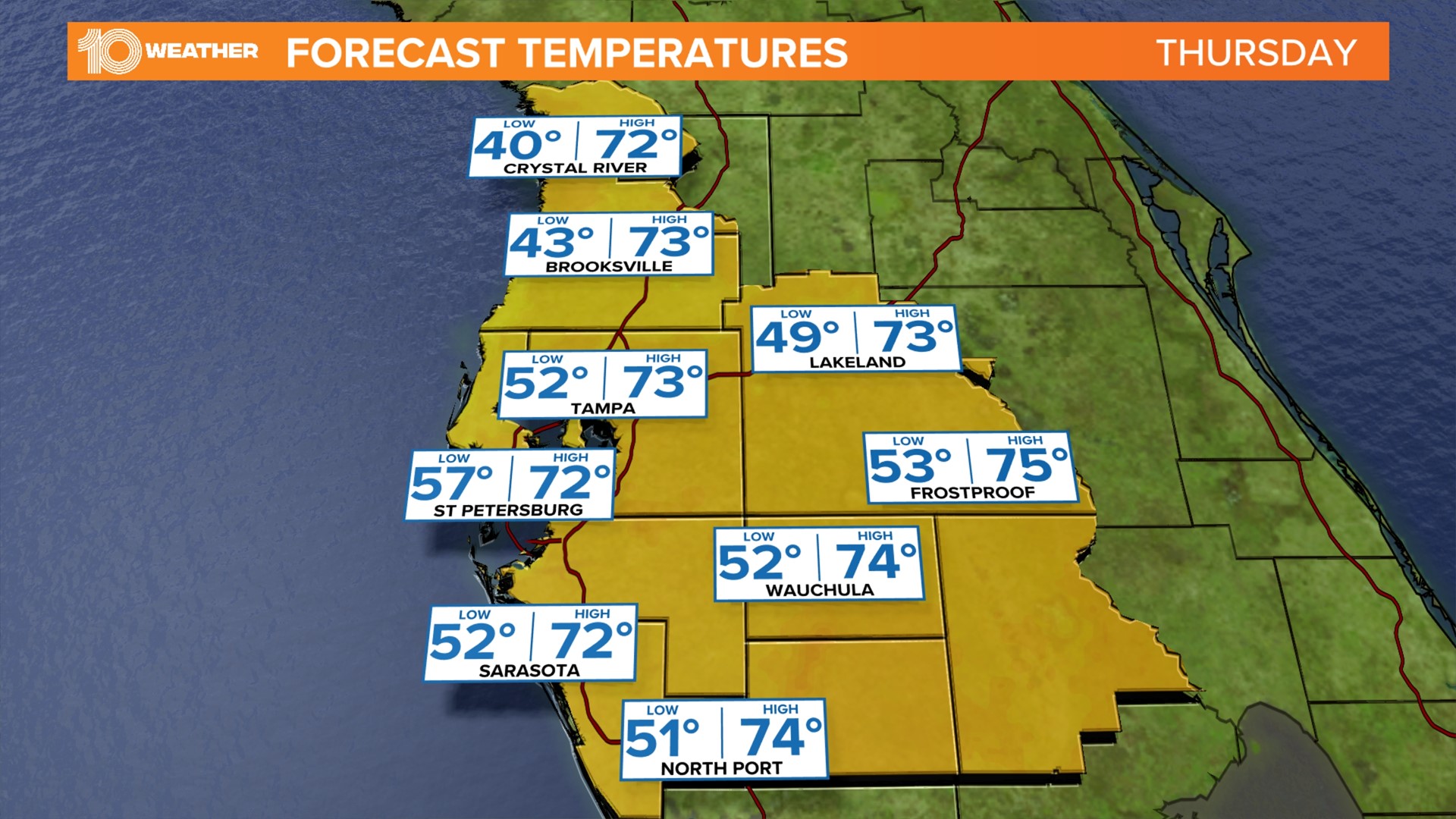 Florida cold front to offer first blast of fall weather | wtsp.com