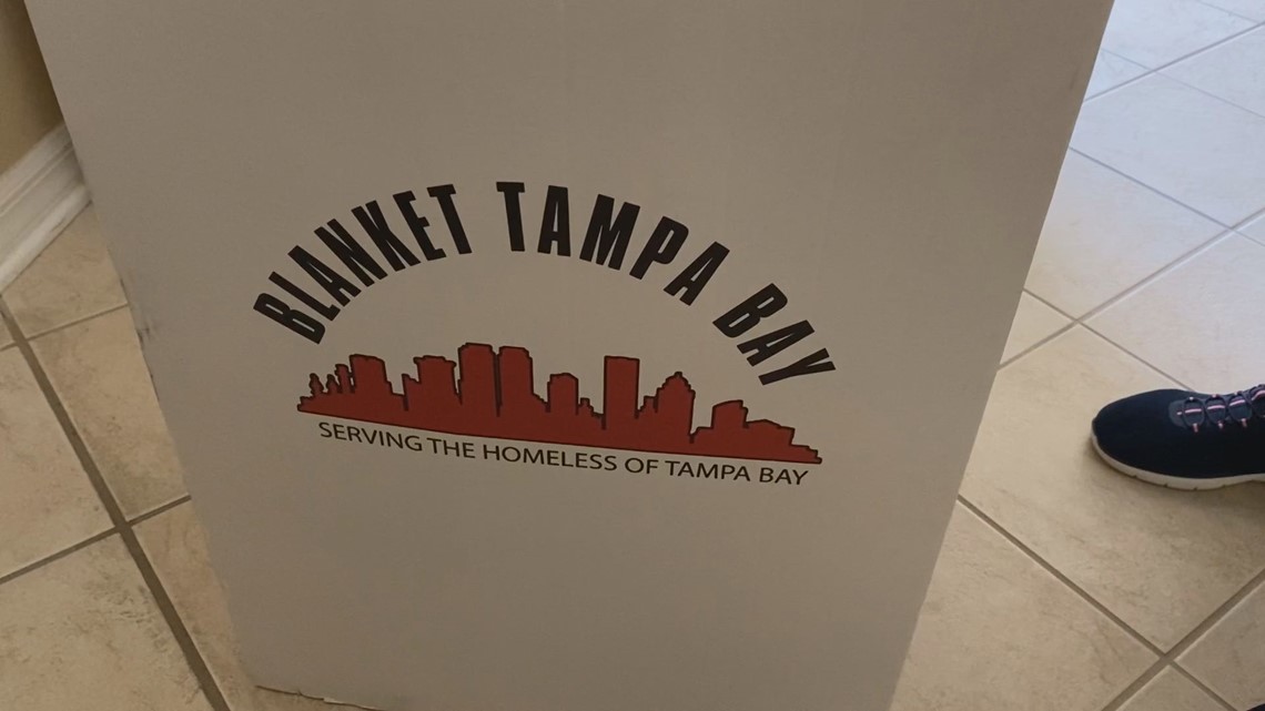 Handing out blankets to bless the homeless | wtsp.com