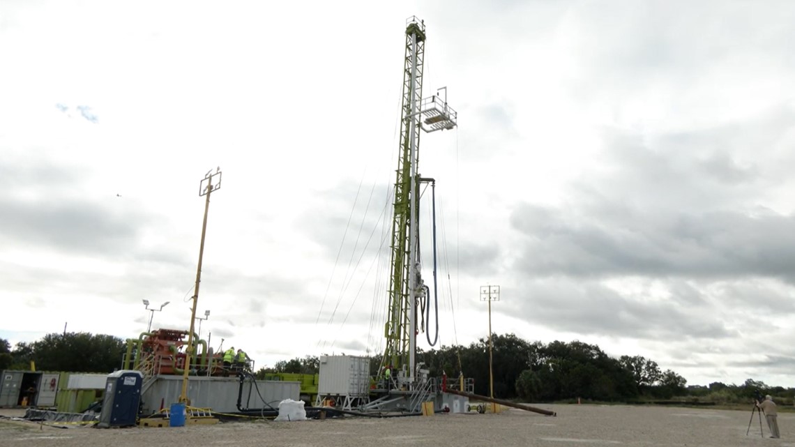 Drilling begins for Piney Point deep-injection well | wtsp.com