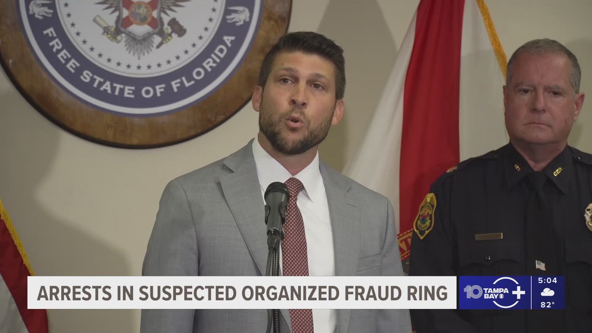 Florida Attorney General James Uthmeier announces organized fraud ring arrests | wtsp.com