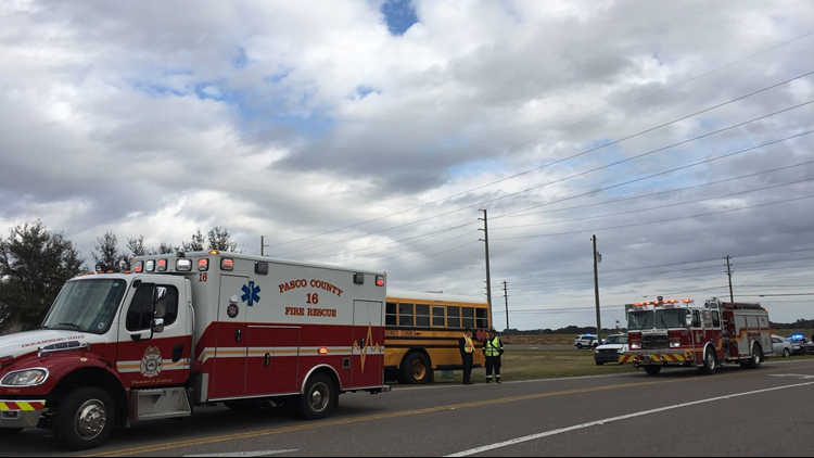 Pasco County Schools bus crash sends 3 to hospital | wtsp.com