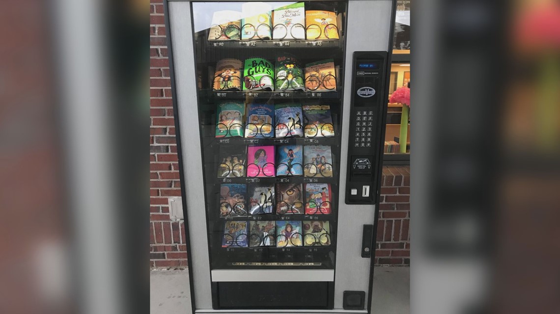 Florida elementary school creates book vending machine for students ...