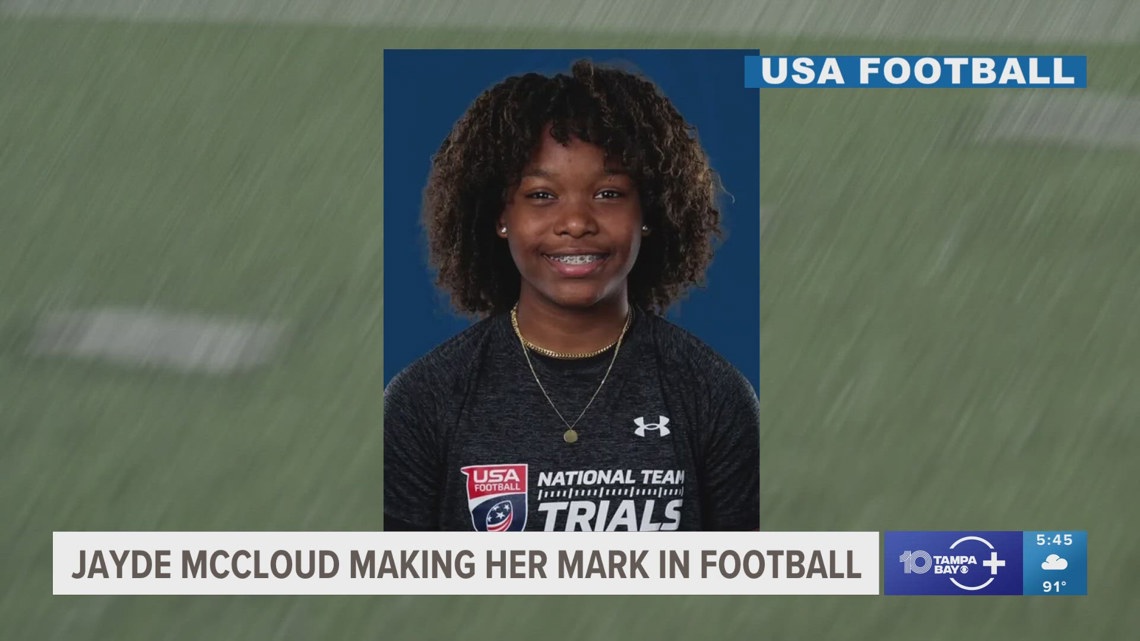 Jayde McCloud: How she's living up to her family's football legacy ...