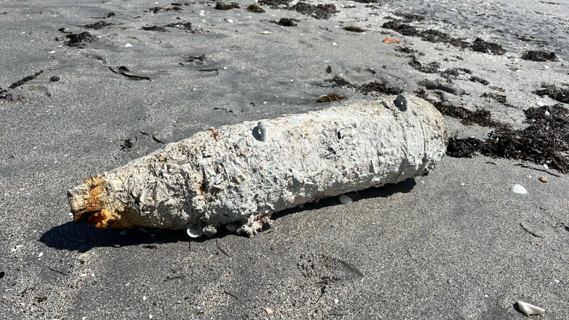 Unexploded WWII bomb found on Englewood Beach | wtsp.com