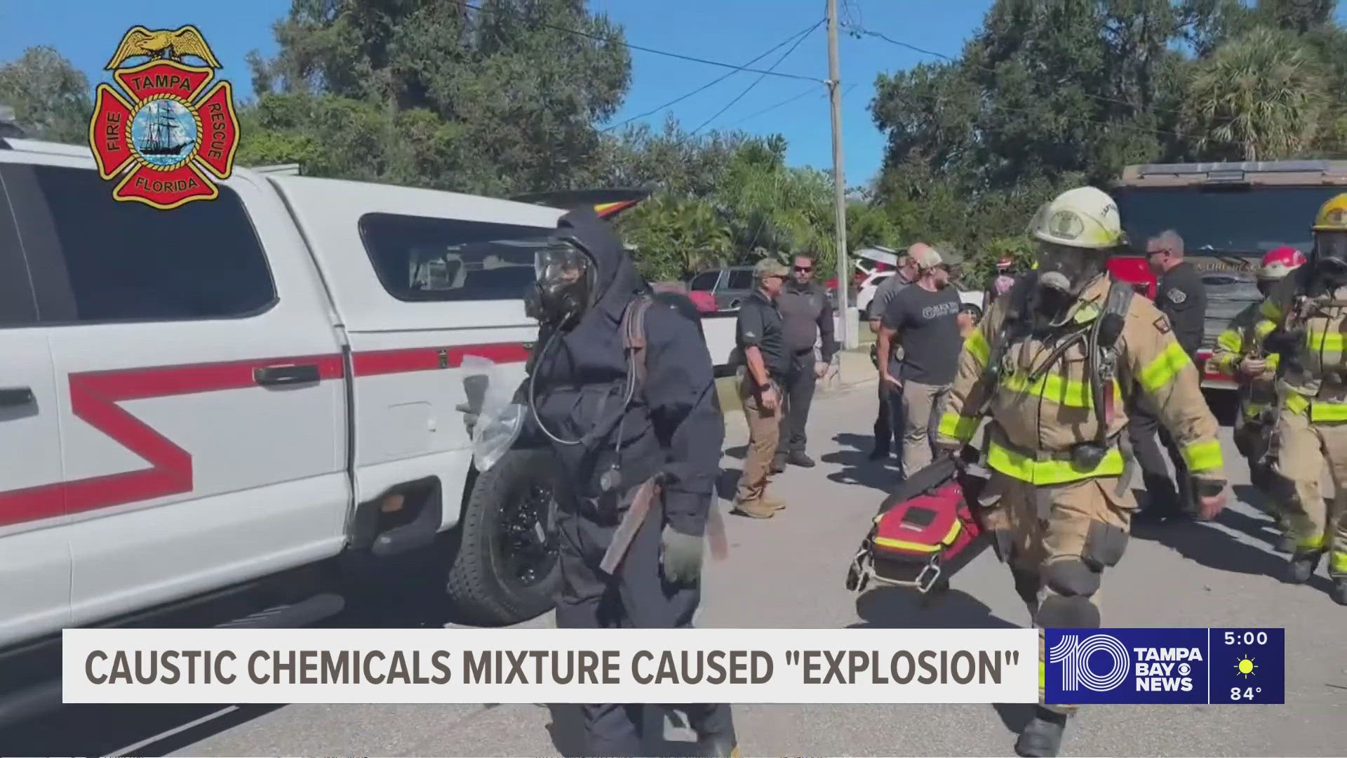 Mixing of chemicals leads to explosion at Tampa home | wtsp.com