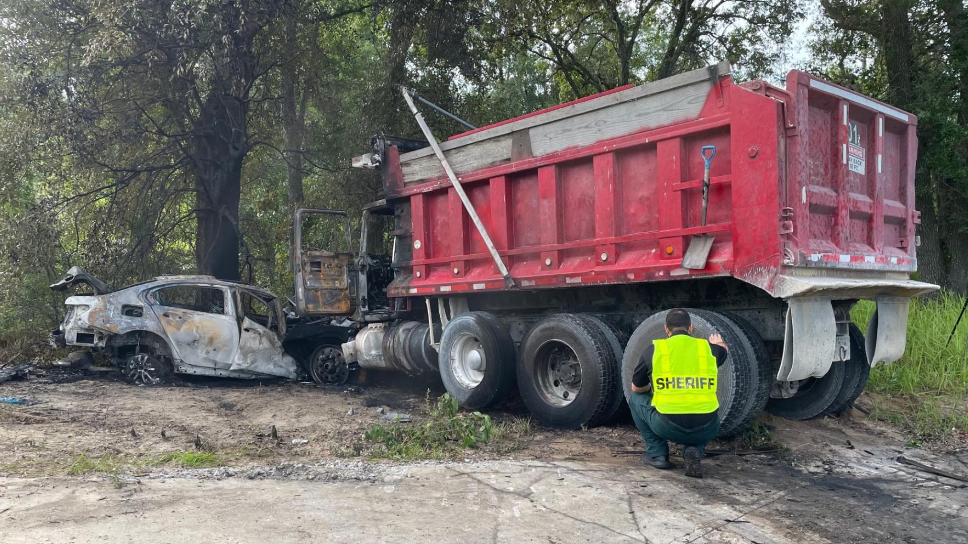 1 killed in crash involving dump truck, BMW in Polk County | wtsp.com