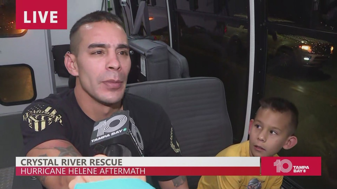 Water rescues taking place in Crystal River after Helene's landfall ...