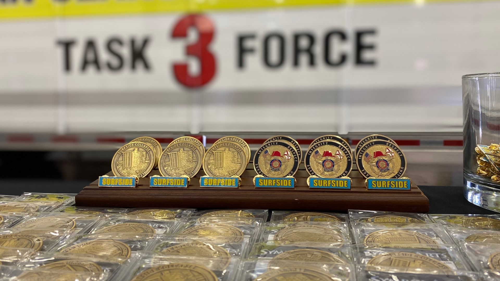Florida Task Force 3 work in Surfside honored with challenge coin ...