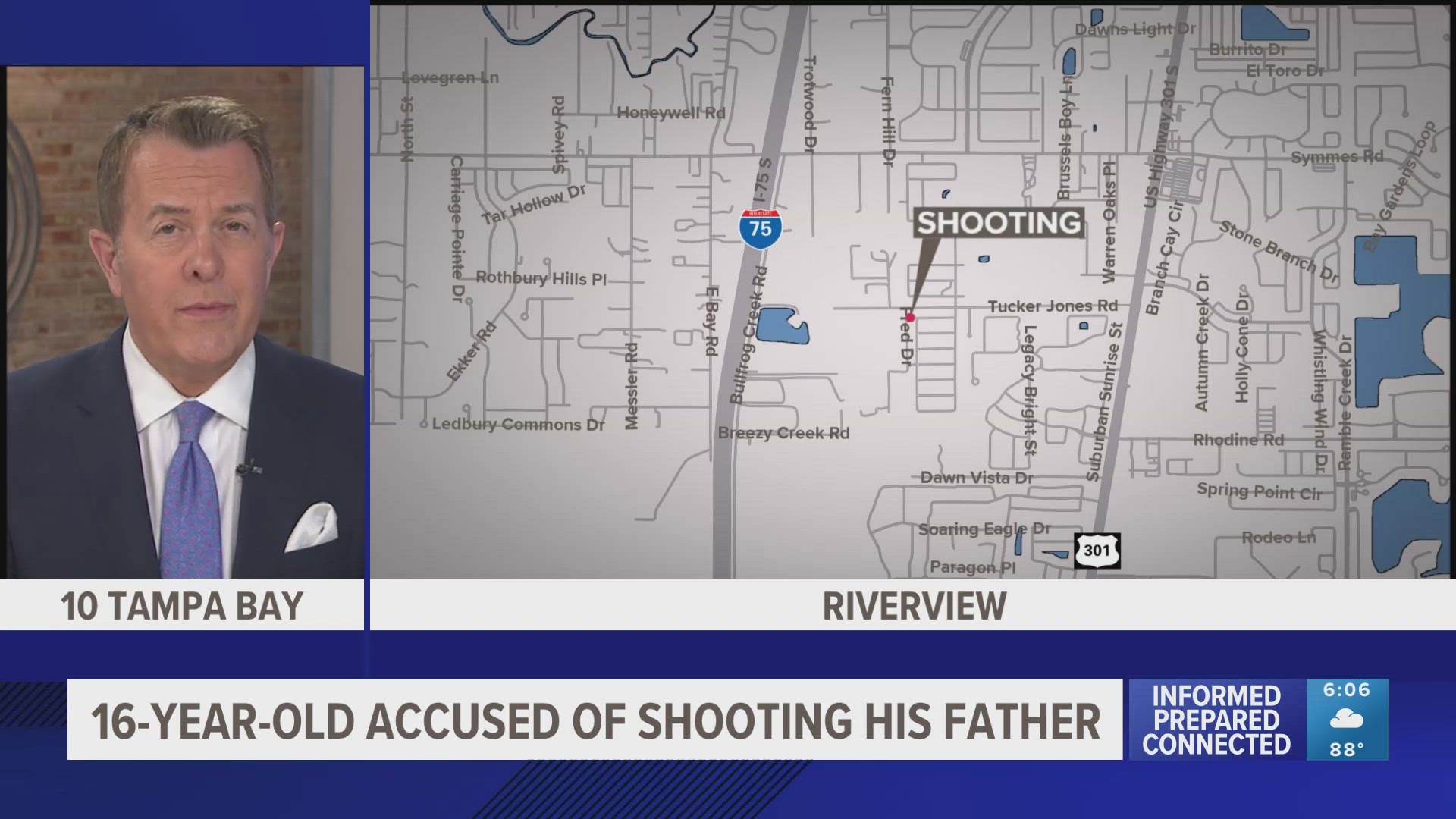 Teen accused of shooting father during fight at Riverview home | wtsp.com