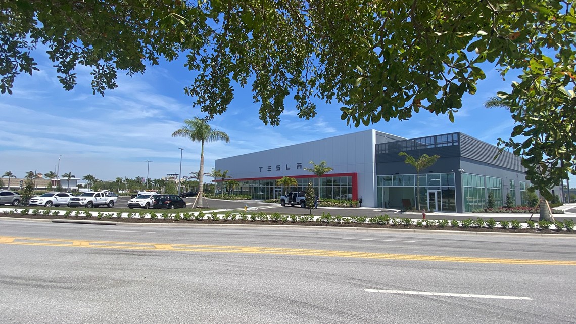 Tesla to open new showroom and service center in Sarasota | wtsp.com