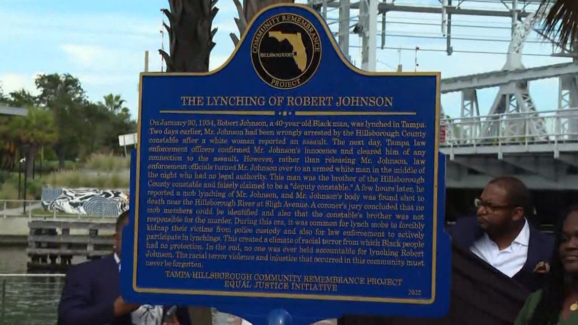 Tampa Riverwalk home to historical lynching marker | wtsp.com