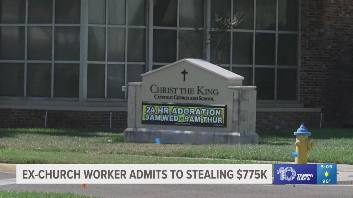 Former Catholic church employee pleads guilty to stealing $775K through ...