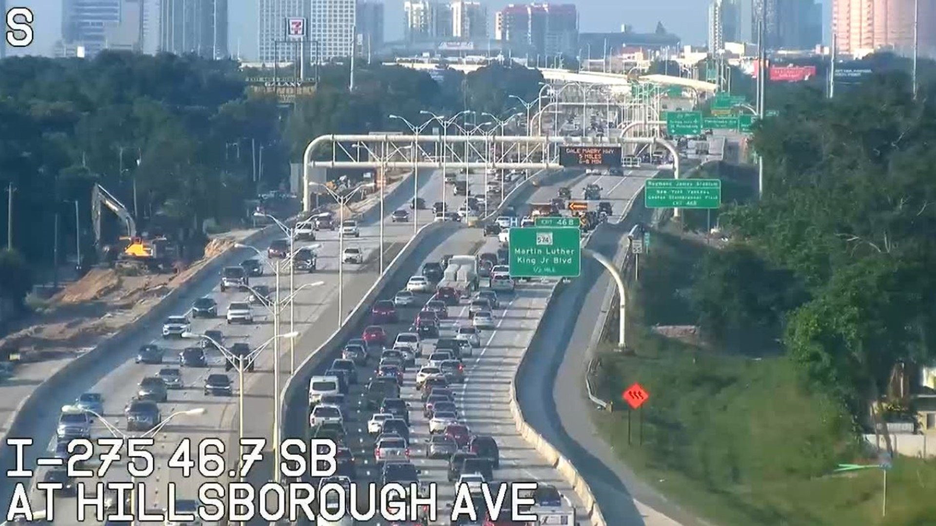Delays on I-275 SB near Hillsborough Avenue following crash | wtsp.com