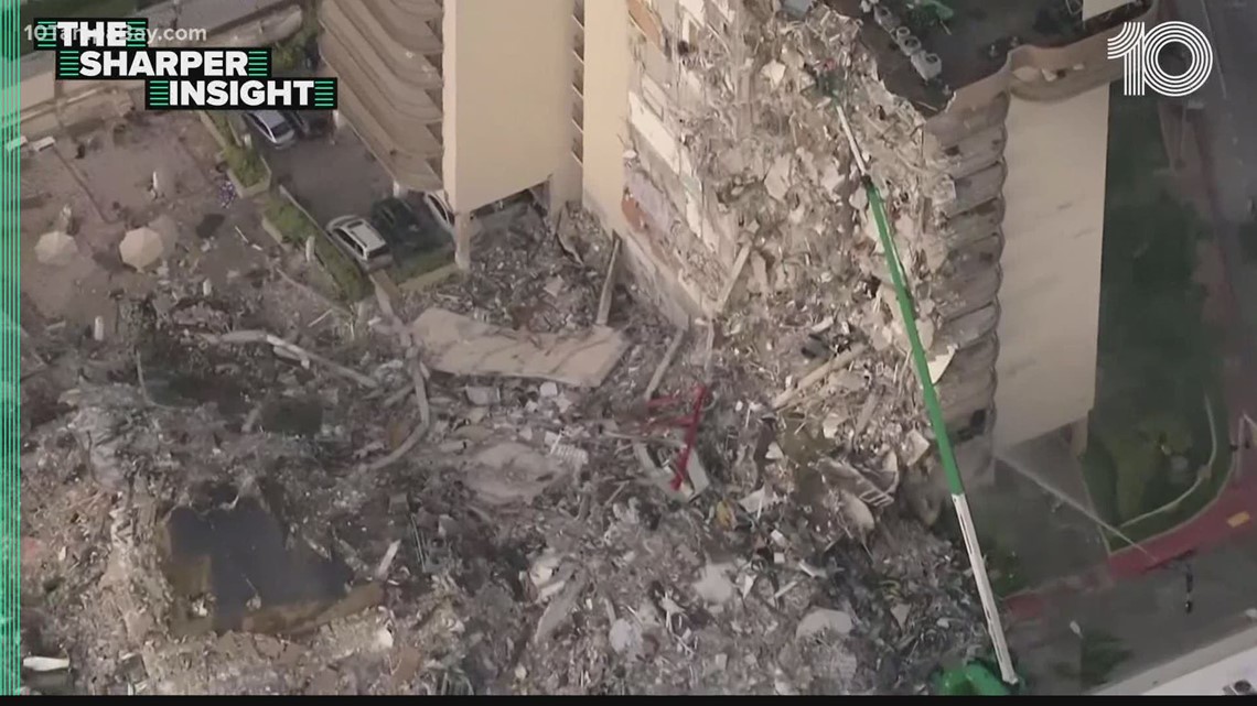 Florida professor finds land at Surfside high-rise collapse site has ...