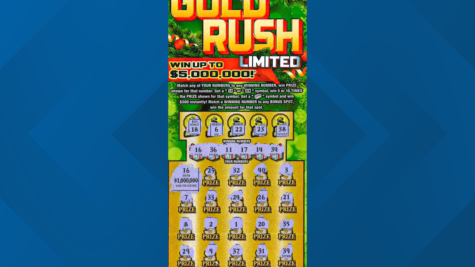 Lakeland man wins $1 million from Florida lottery scratch-off | wtsp.com